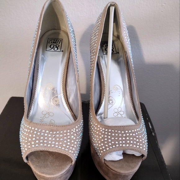 Speed Limit 98 | Shoes | Speed Limit 98 Suede And Studded 6 Inch ...